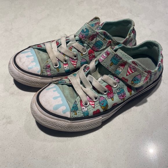 Converse | Shoes | Converse Kids Strap On Shoes With Ice Cream Design ...